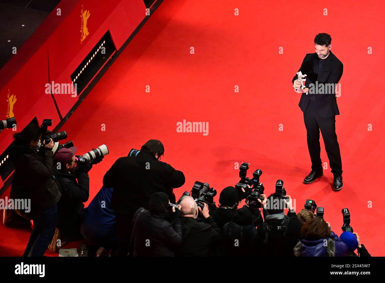 Berlin, Germany. 22nd Feb, 2025. Gabriel Mascaro, Brazilian director ...