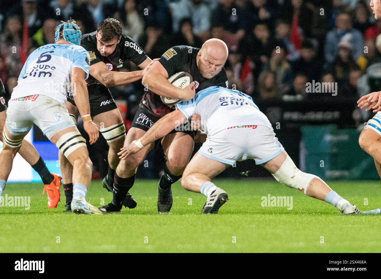 Toulouse, France. 22nd Feb, 2025. Joel Merkler of Toulouse during the ...
