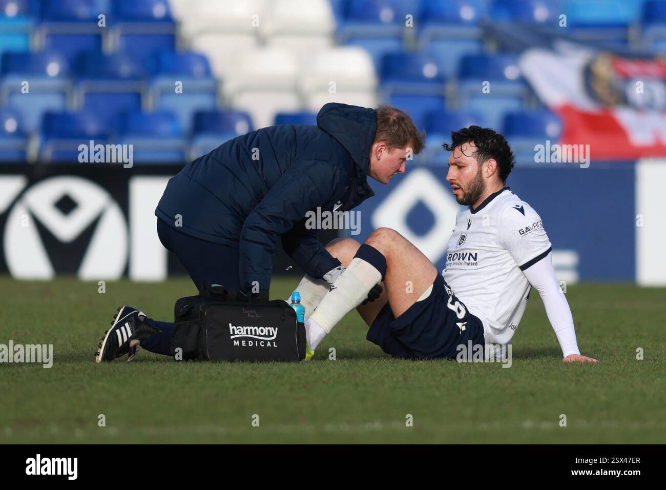 Victoria Park, Dingwall, UK. 22nd Feb, 2025. Scottish Premiership ...
