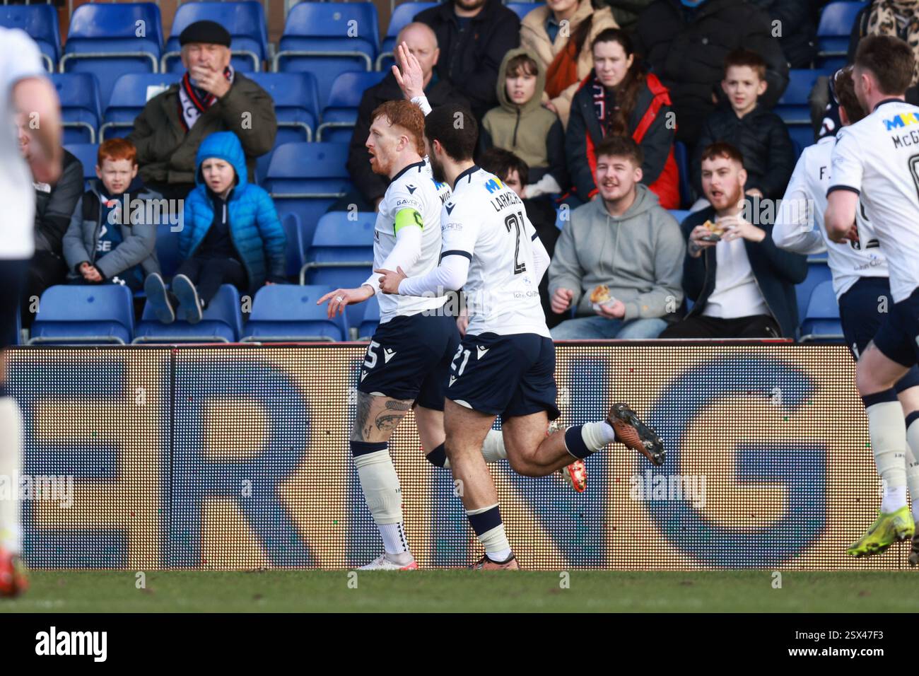 Victoria Park, Dingwall, UK. 22nd Feb, 2025. Scottish Premiership ...