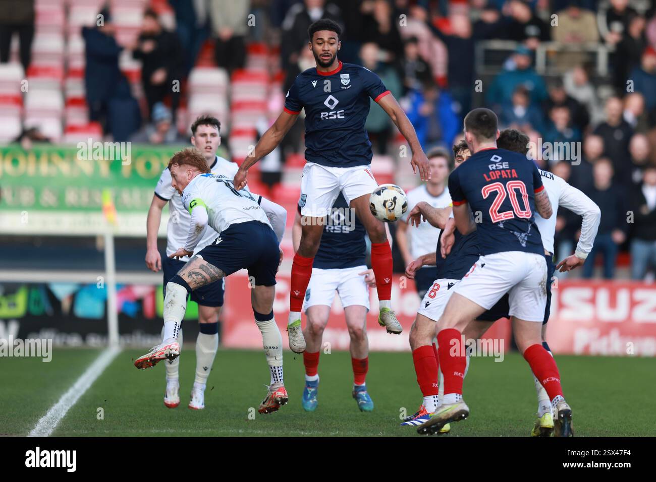 Victoria Park, Dingwall, UK. 22nd Feb, 2025. Scottish Premiership ...