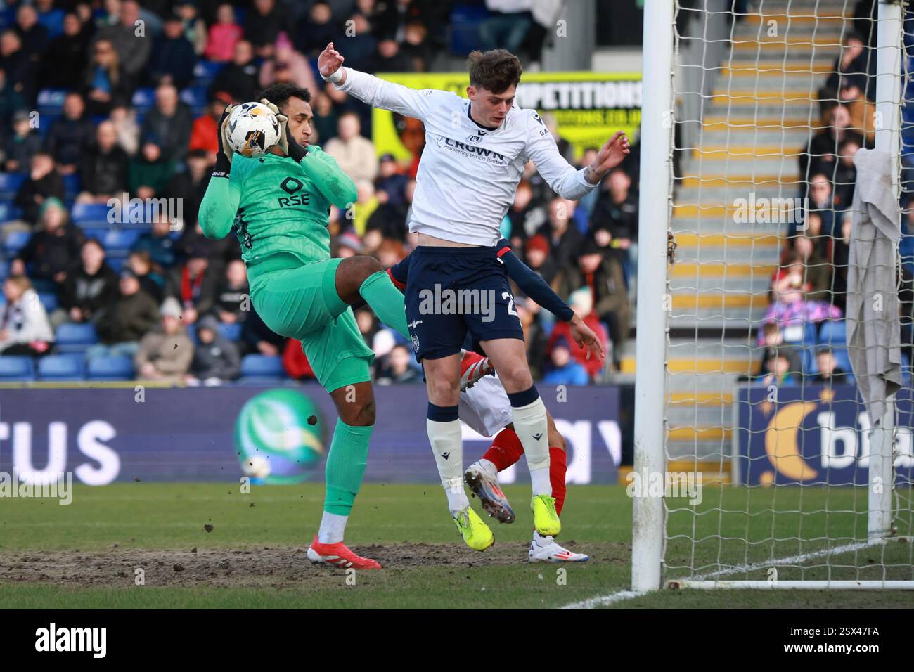 22nd February 2025; Victoria Park, Dingwall, Scotland; Scottish ...