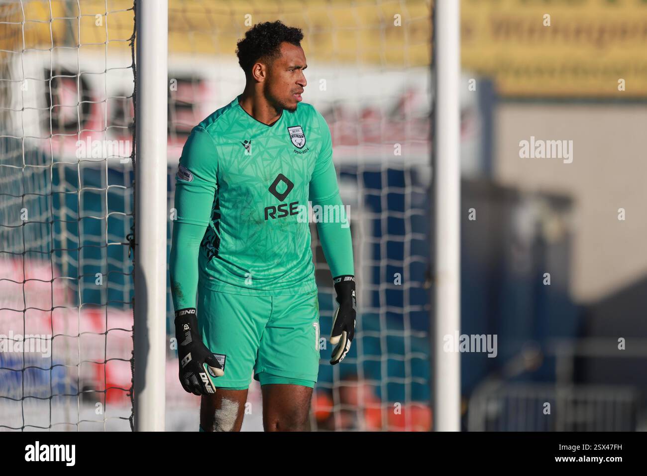 Victoria Park, Dingwall, UK. 22nd Feb, 2025. Scottish Premiership ...