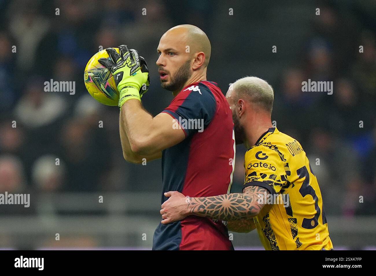 .Genoa's goalkeeper Nicola Leali during the Serie A soccer match between Inter and Genoa at San ...