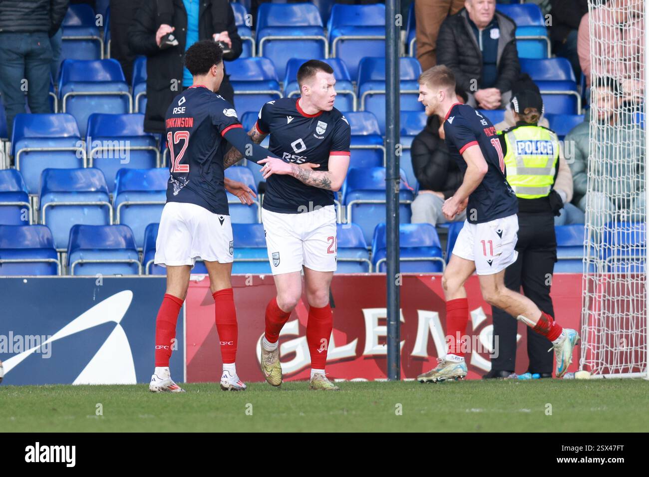 Victoria Park, Dingwall, UK. 22nd Feb, 2025. Scottish Premiership ...