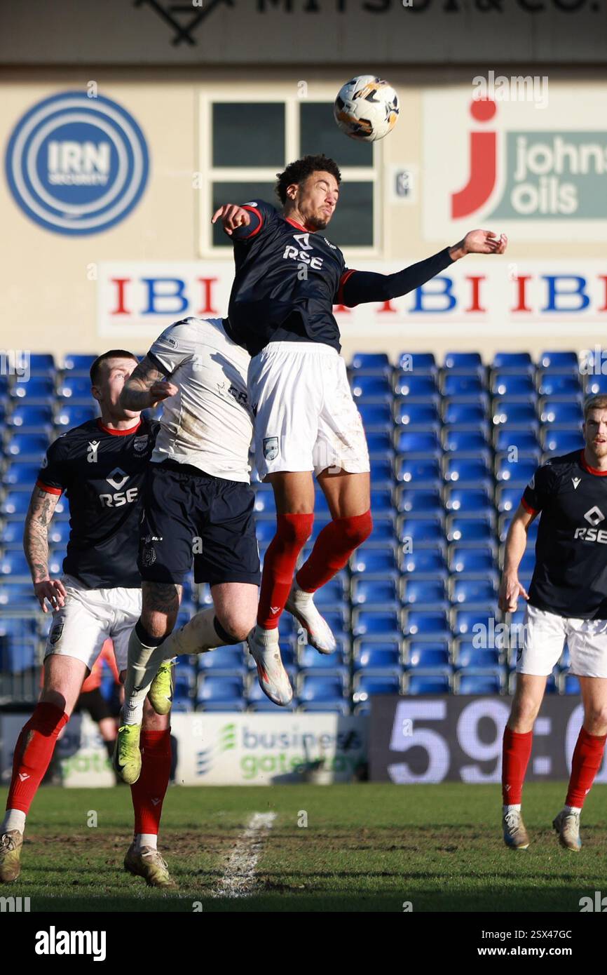 22nd February 2025; Victoria Park, Dingwall, Scotland; Scottish ...