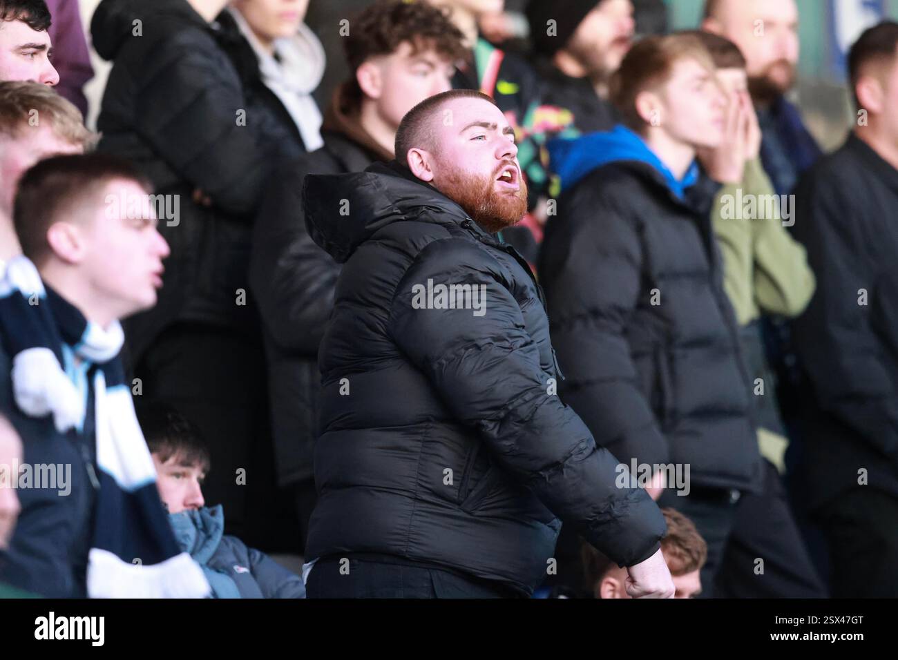 Victoria Park, Dingwall, UK. 22nd Feb, 2025. Scottish Premiership ...