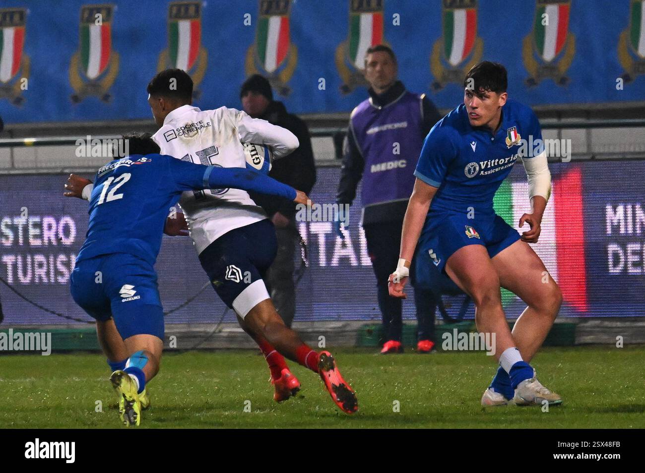 Monigo, Italy. 22nd Feb, 2025. Mathis Ibo ( France ) during the match ...