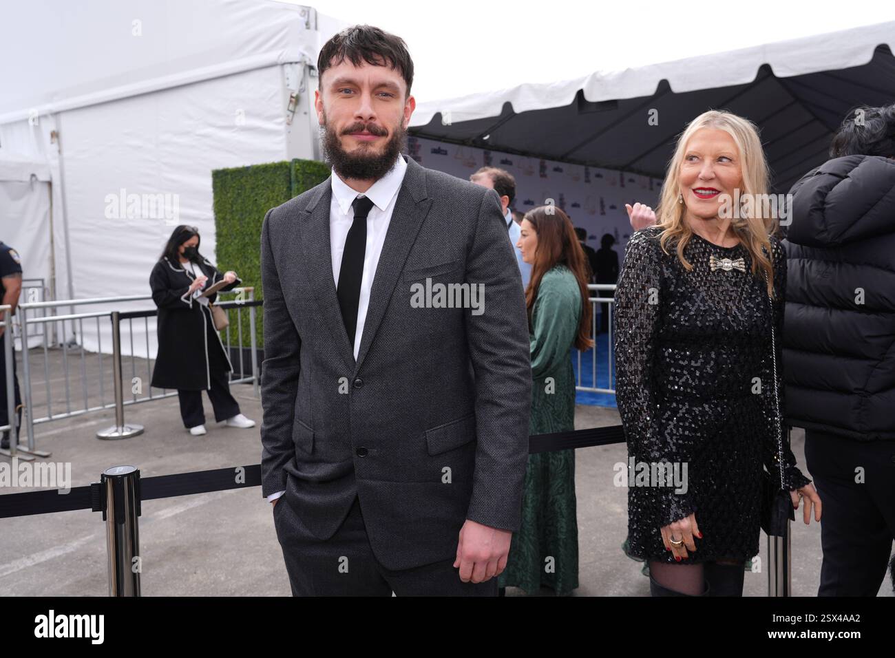 Richard Gadd arrives at the Film Independent Spirit Awards on Saturday ...