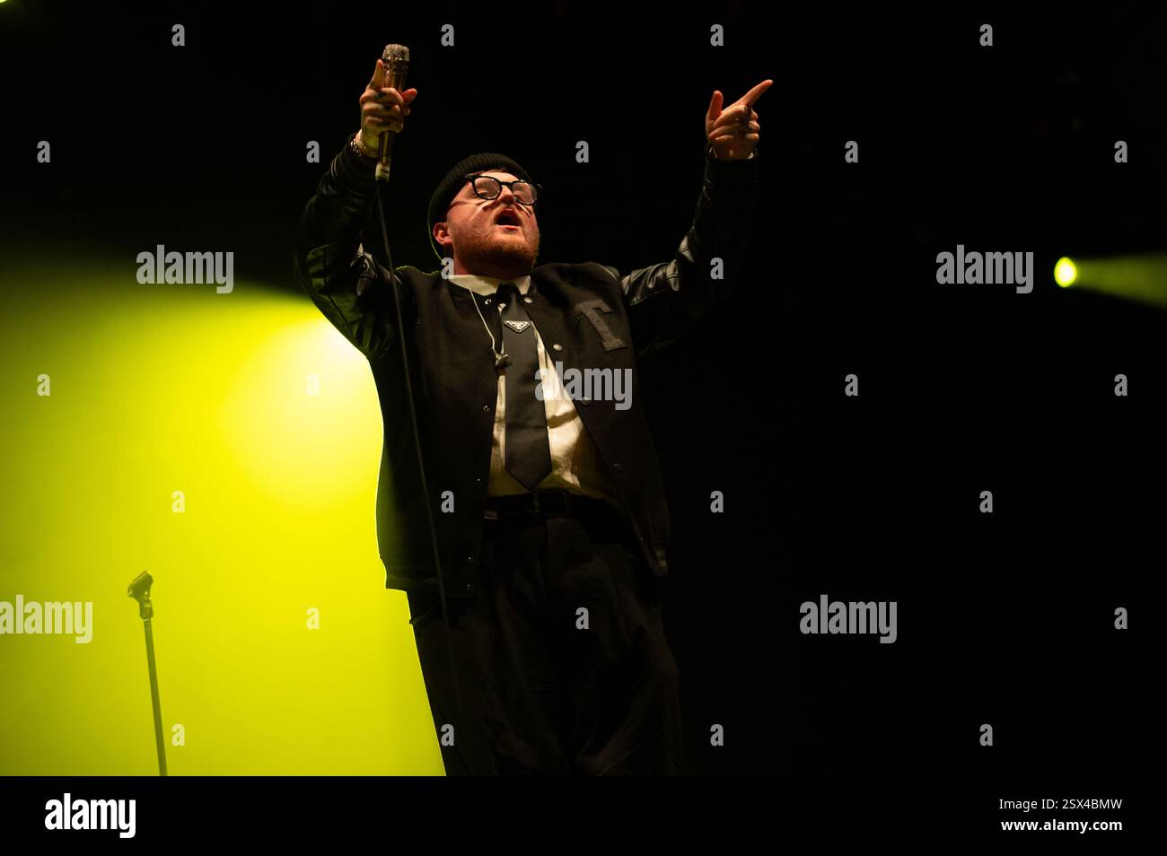 London, United Kingdom. 22nd February 2025. The Lottery Winners play at ...