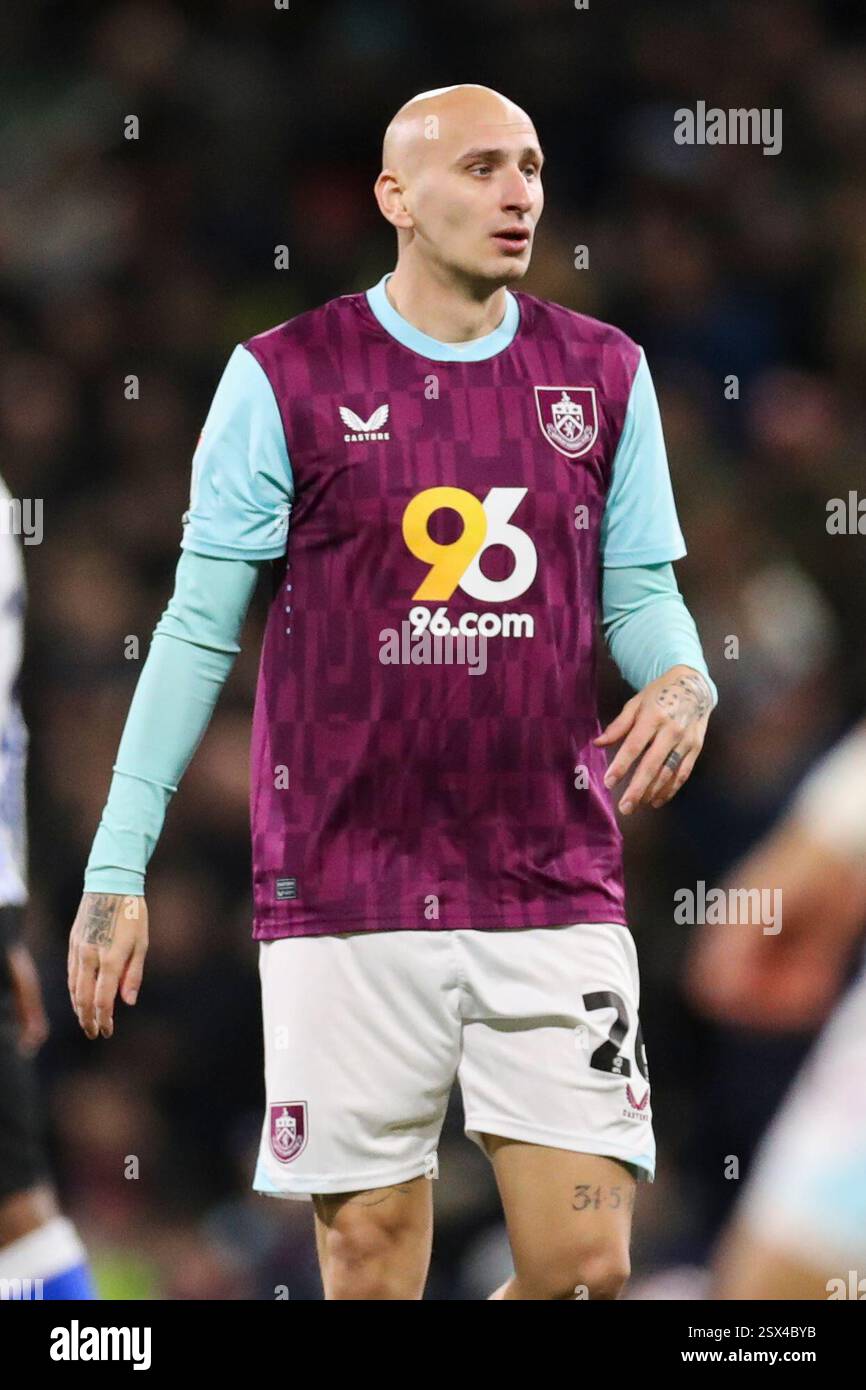 Burnley midfielder Jonjo Shelvey (26) during the Burnley FC v Sheffield ...