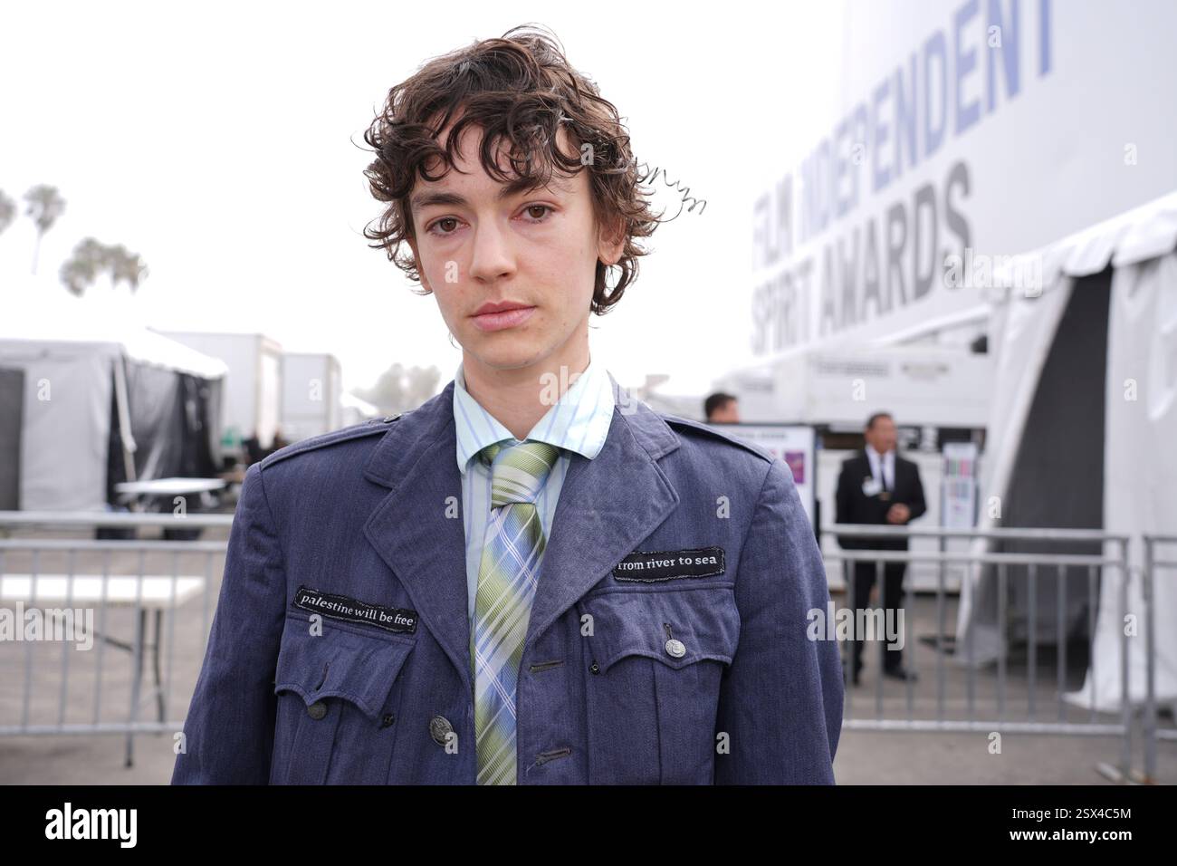 Jack Haven arrives at the Film Independent Spirit Awards on Saturday, Feb. 22, 2025, in Santa ...