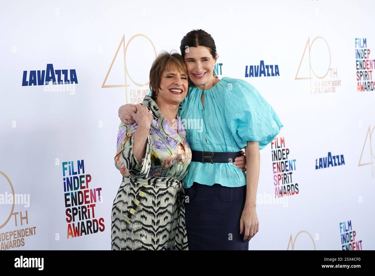 Patti LuPone, left, and Kathryn Hahn arrive at the Film Independent ...