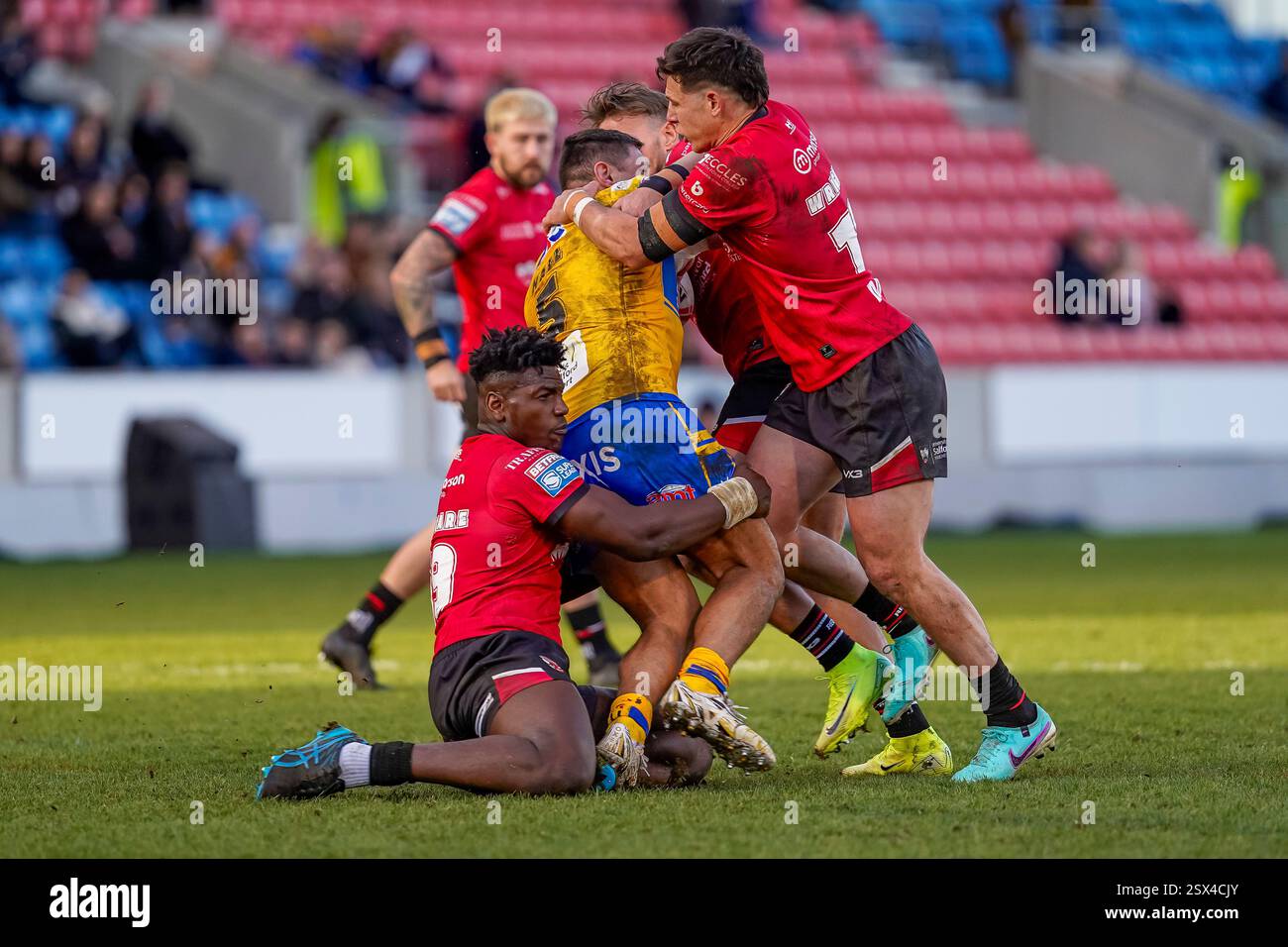 Salford, Manchester, UK. 22nd February, 2025. Betfred Super League Rugby: Salford Red Devils Vs ...
