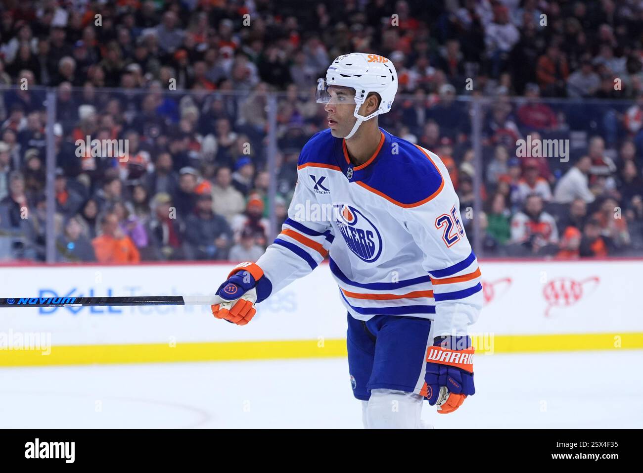Edmonton Oilers' Darnell Nurse plays during an NHL hockey game ...