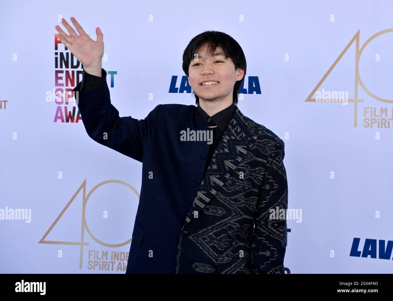 Santa Monica, United States. 22nd Feb, 2025. Izaac Wang arrives for the ...