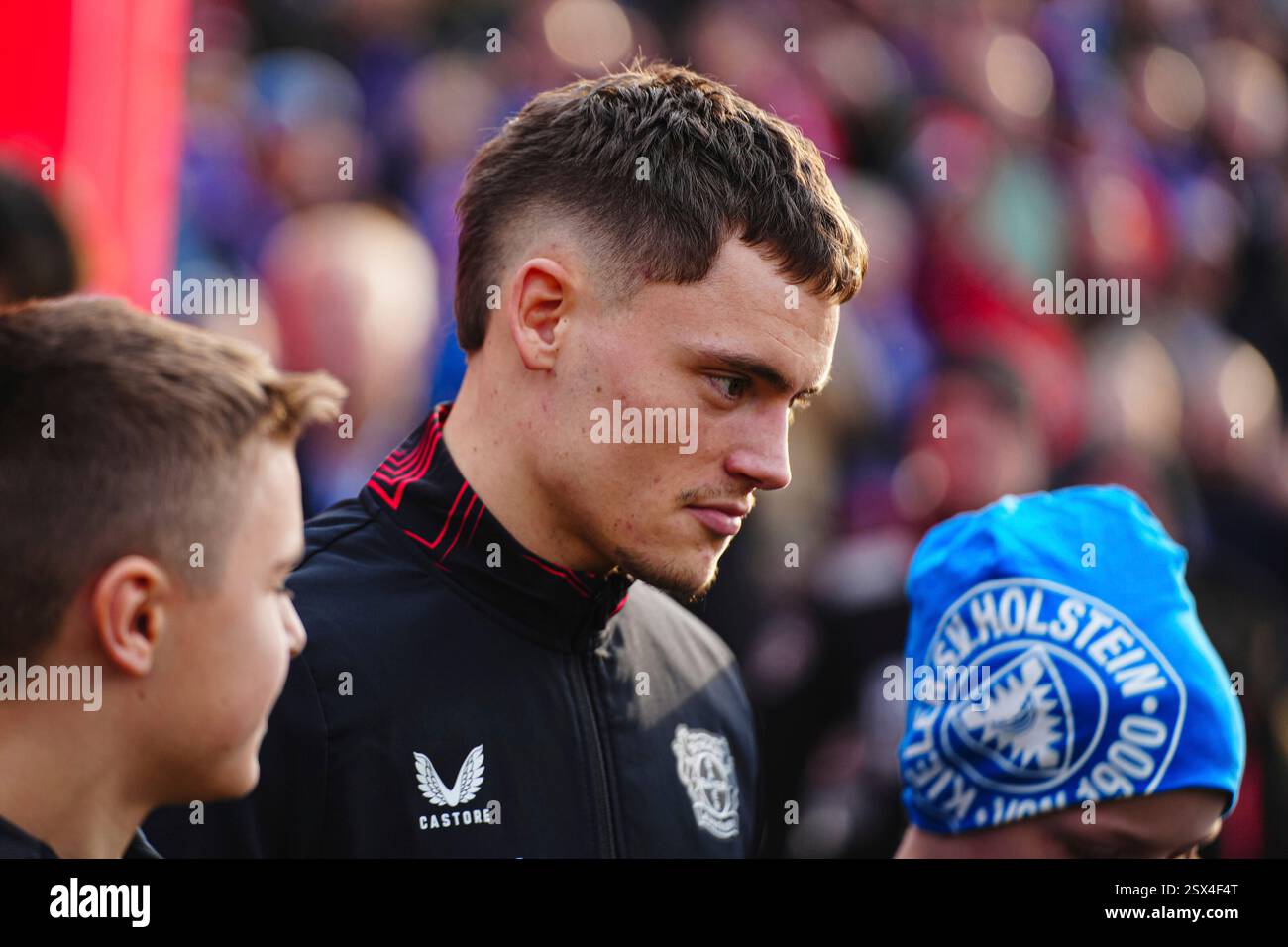 Kiel, Deutschland. 22nd Feb, 2025. Florian Wirtz (Bayer 04 Leverkusen, #10) GER, Holstein Kiel ...