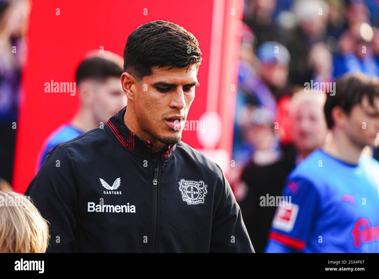 Kiel, Deutschland. 22nd Feb, 2025. Piero Hincapie (Bayer 04 Leverkusen, #03) GER, Holstein Kiel ...