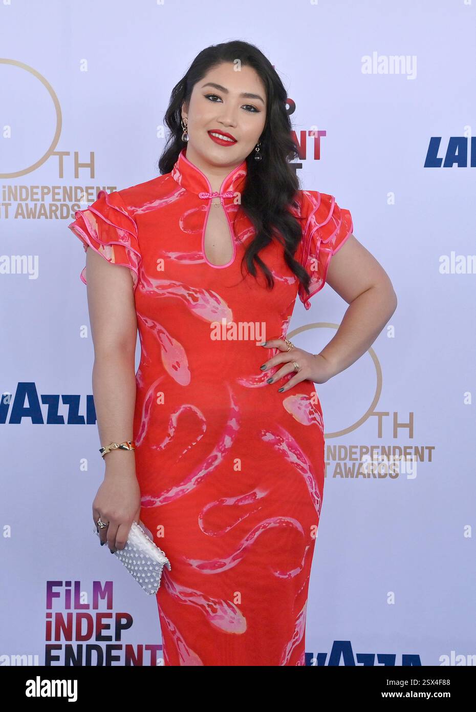Jaylee Hamidi arrives for the Film Independent Spirit Awards in Santa ...