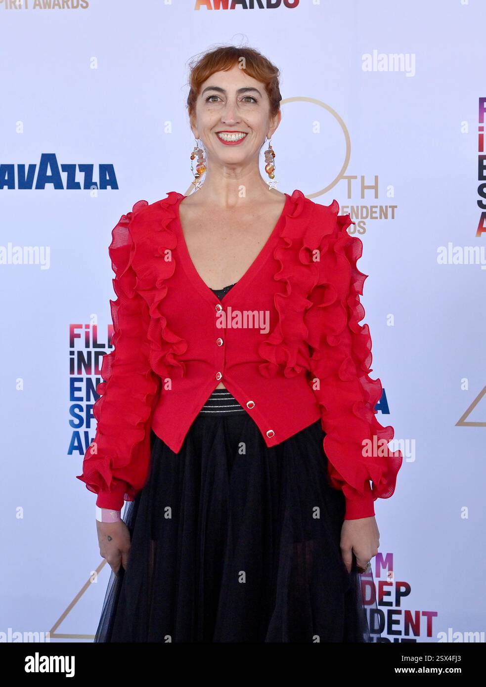 Caryn Capotosto arrives for the Film Independent Spirit Awards in Santa ...