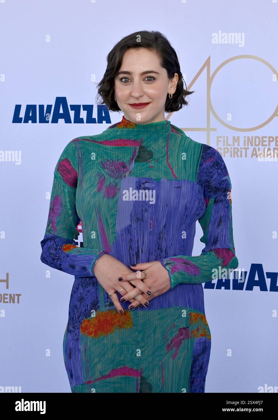 Santa Monica, United States. 22nd Feb, 2025. Sarah Friedland arrives ...