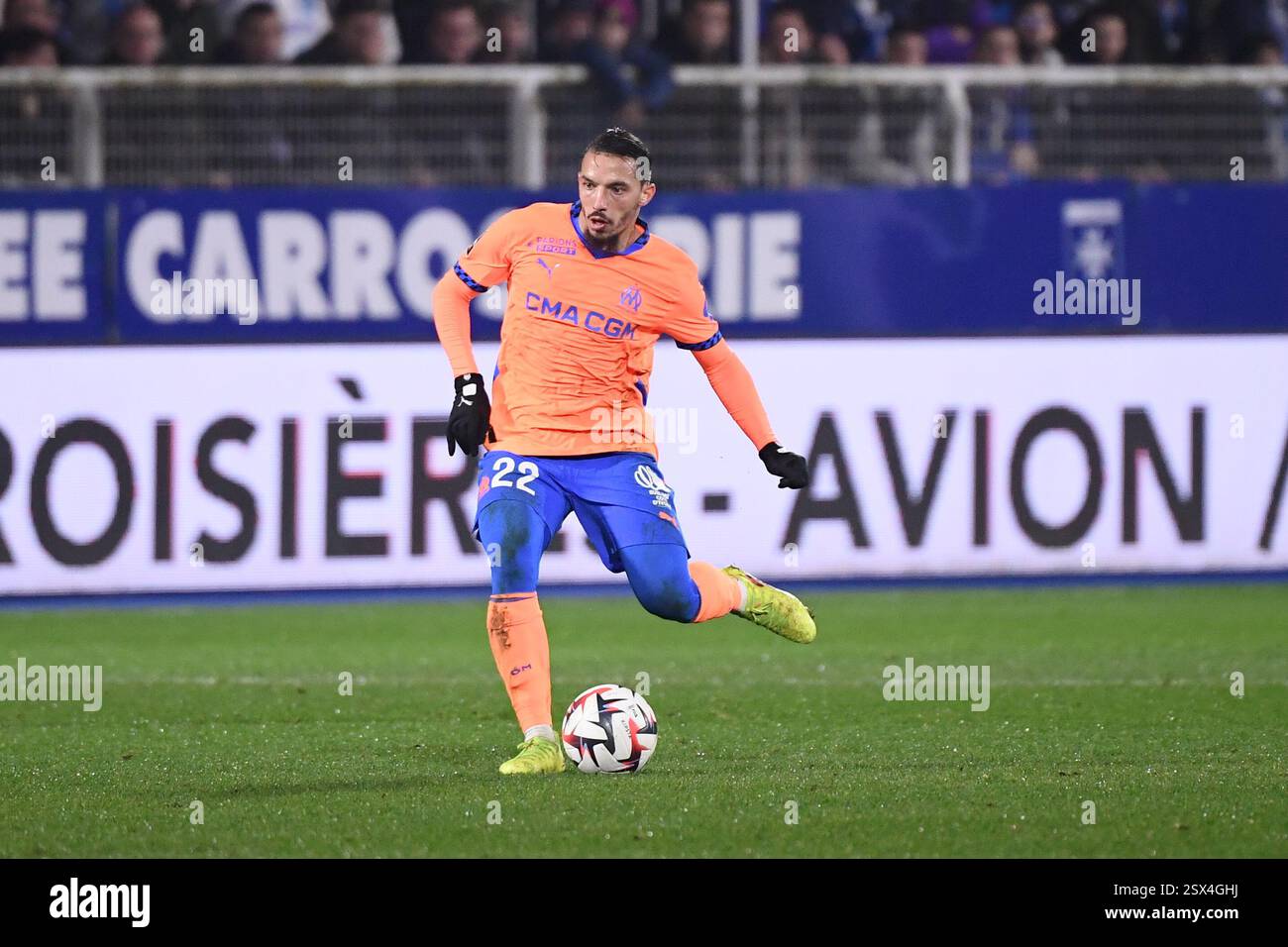 22 Ismael BENNACER (om) during the Ligue 1 McDonald's match between ...