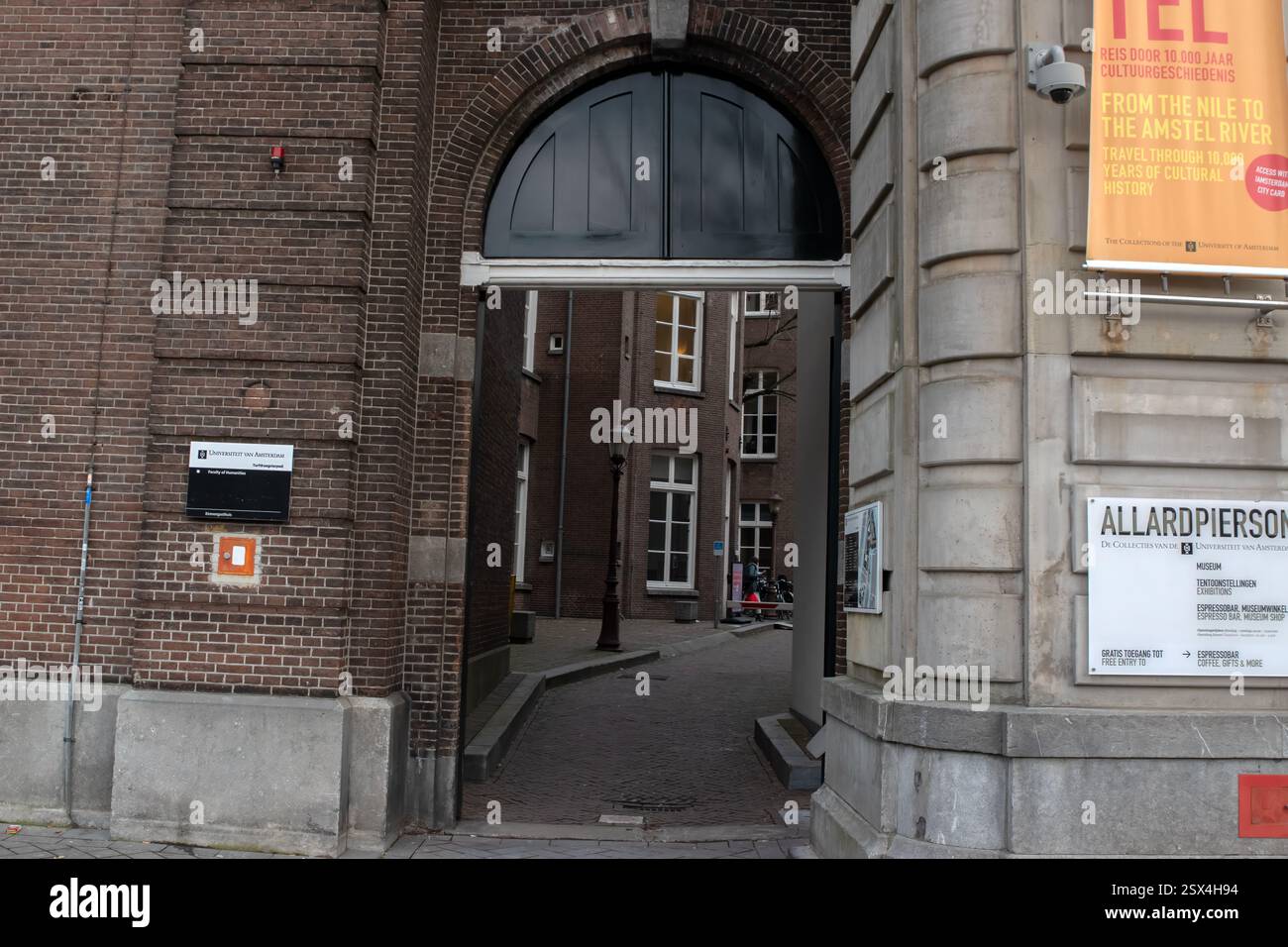Entrance UVA Building At Amsterdam The Netherlands 13-2-2025 Stock ...