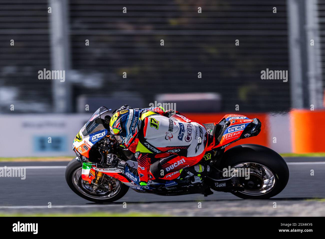 Phillip Island, Australia, 22 February, 2025. Ryan Vickers (GBR) riding ...