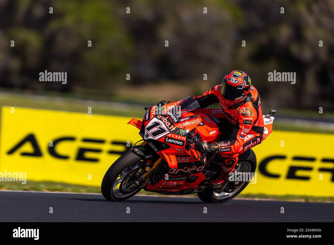 Phillip Island, Australia, 22 February, 2025. Nicolo Bulega (ITA ...