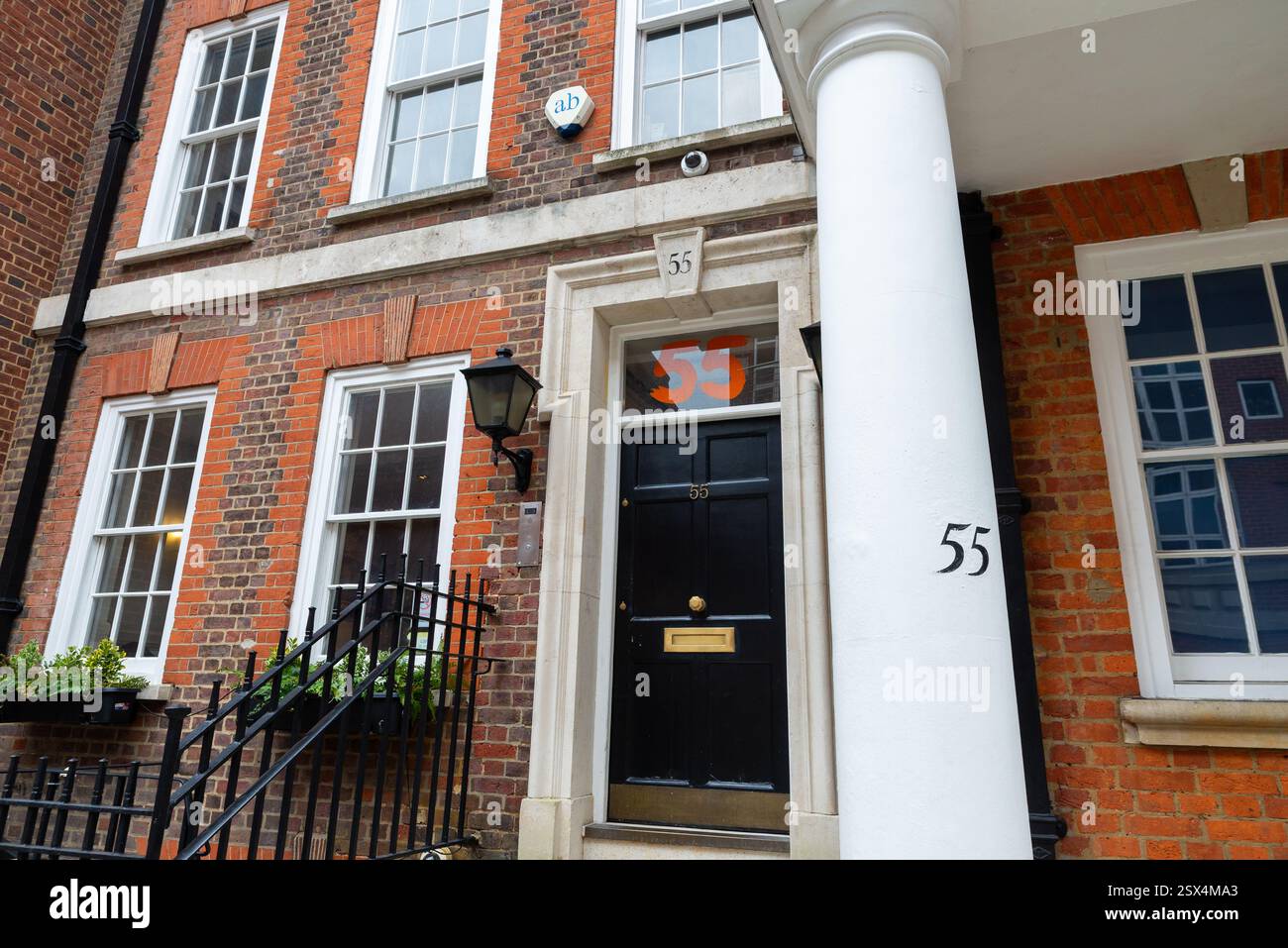 55 Tufton Street, in Westminster, London, UK, owned by businessman ...
