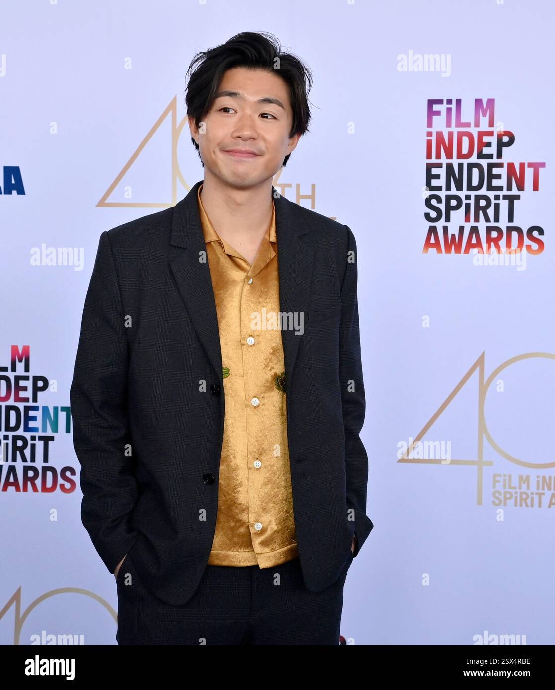 Sean Wang arrives for the Film Independent Spirit Awards in Santa ...