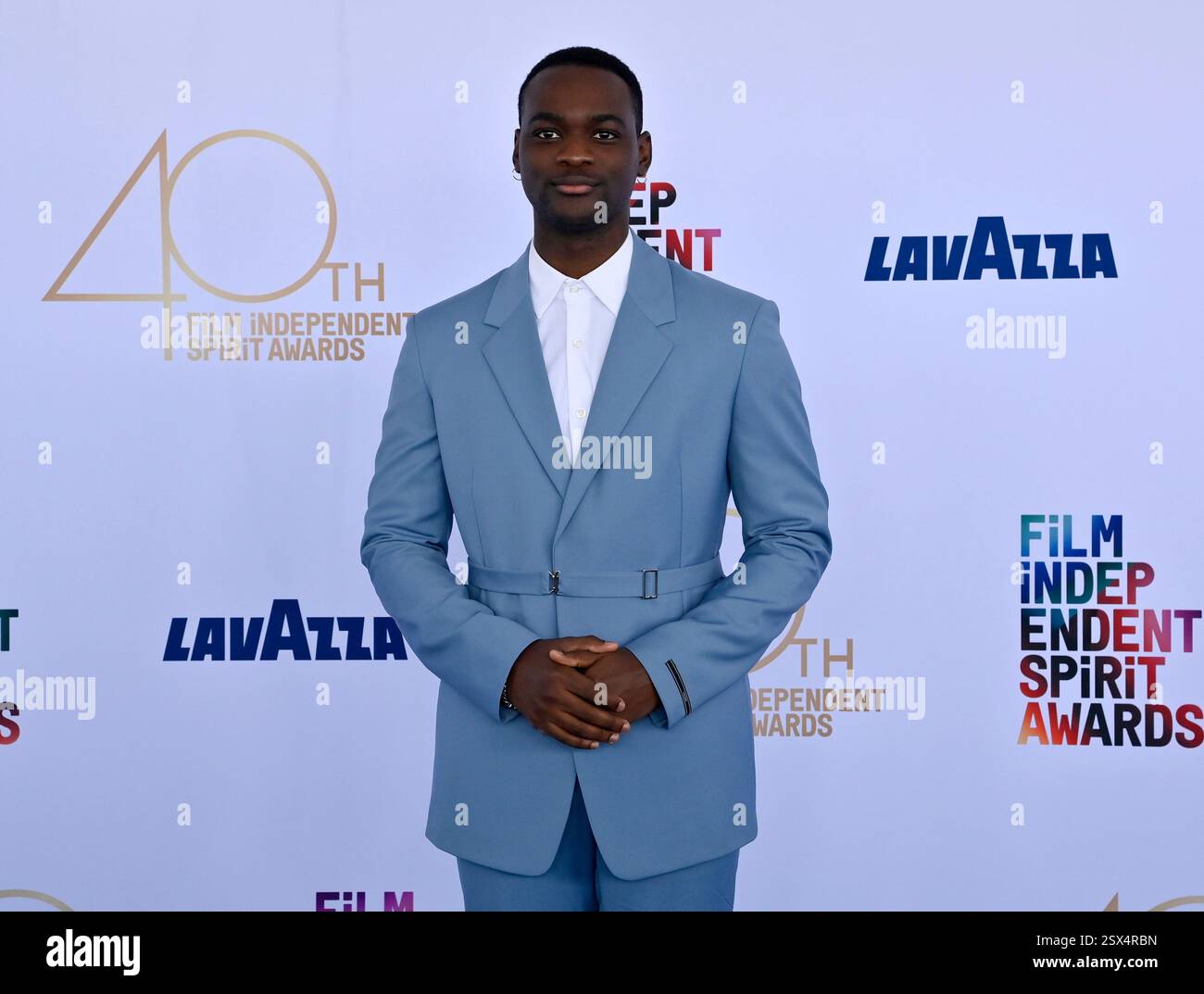 Santa Monica, United States. 22nd Feb, 2025. Ethan Herisse arrives for ...