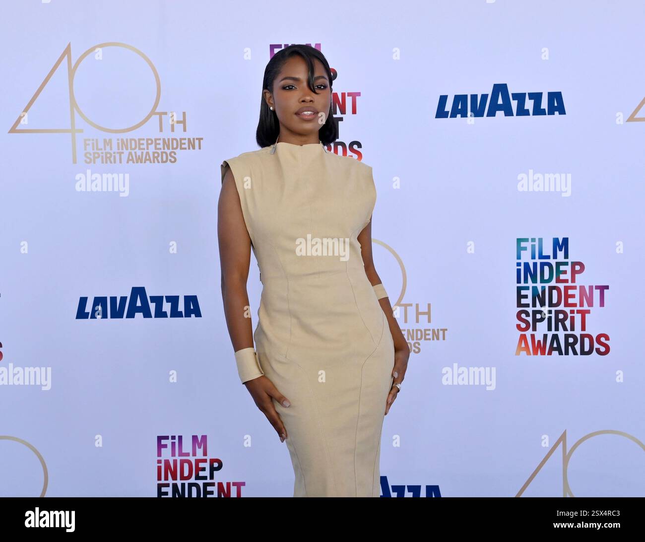 Santa Monica, United States. 22nd Feb, 2025. Ryan Destiny arrives for ...