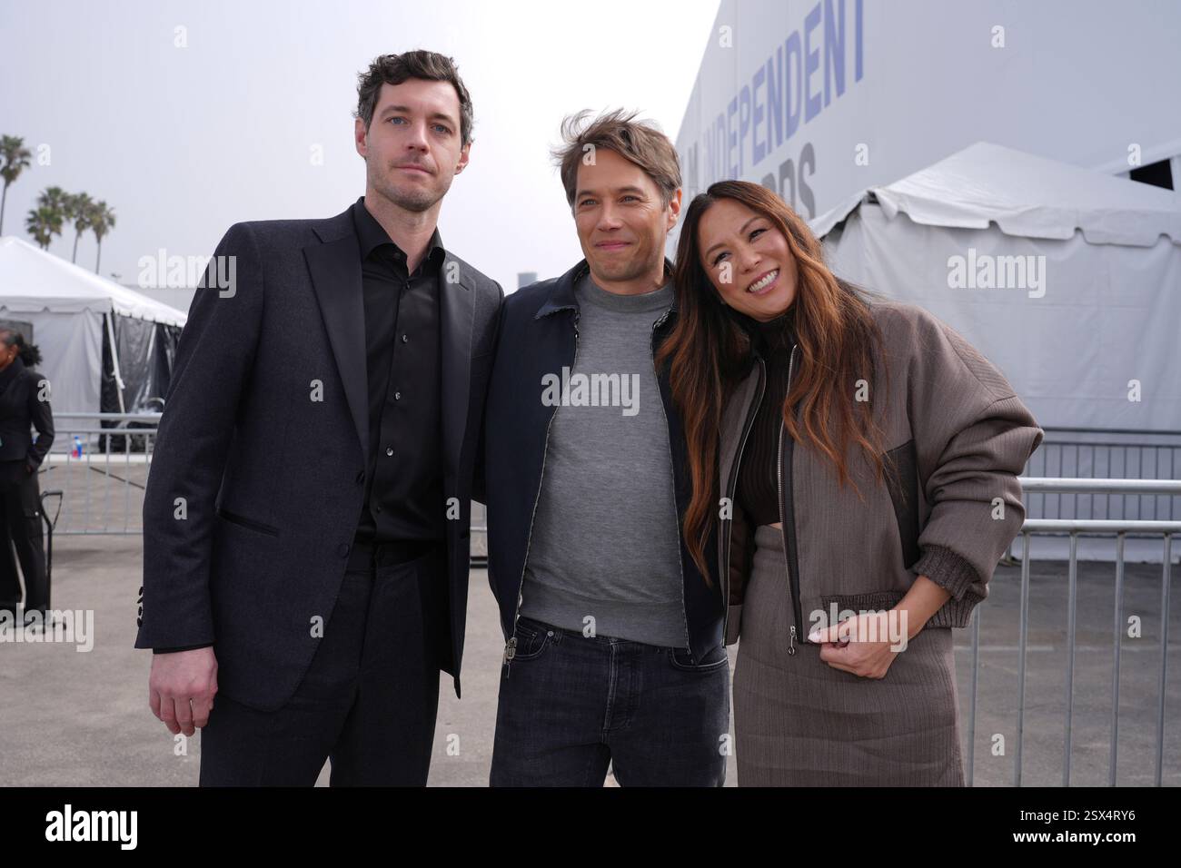 Alex Coco, from left, Sean Baker and Samantha Quan arrive at the Film ...