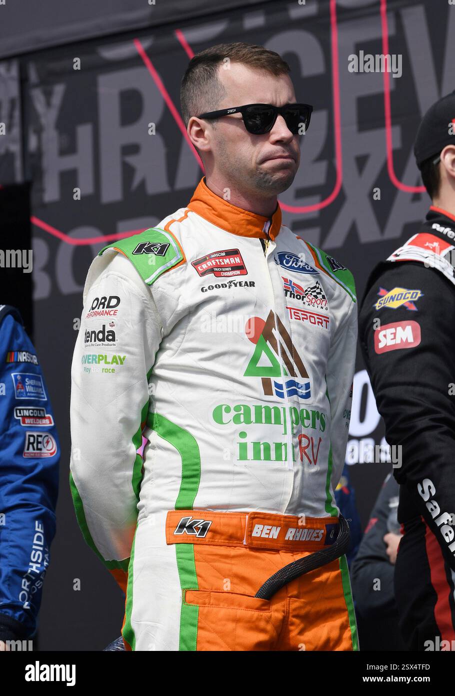 ATLANTA, GA - FEBRUARY 22: Ben Rhodes (#99 ThorSport Racing Camper's ...