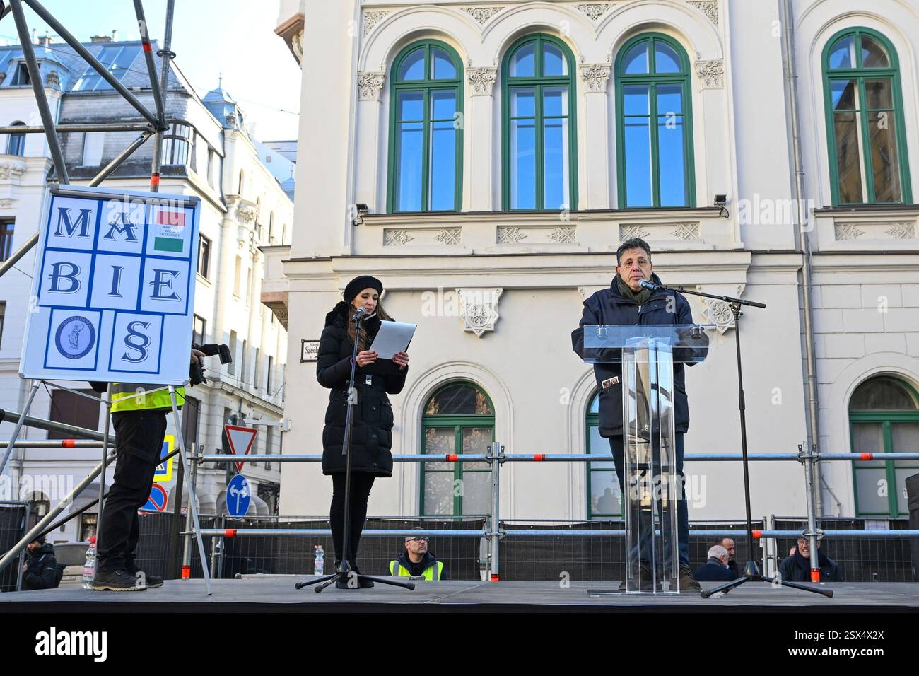 Head of the European Association of Judges (EAJ) Mikael Sjoeberg speaks ...