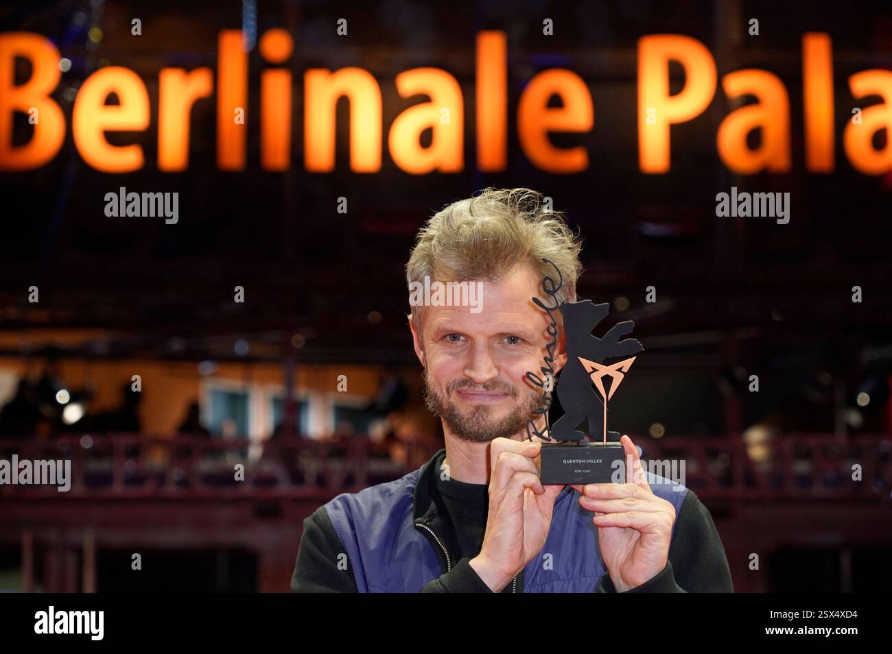 Quenton Miller mit dem Berlinale Shorts Cupra Filmmaker Award für Koki ...