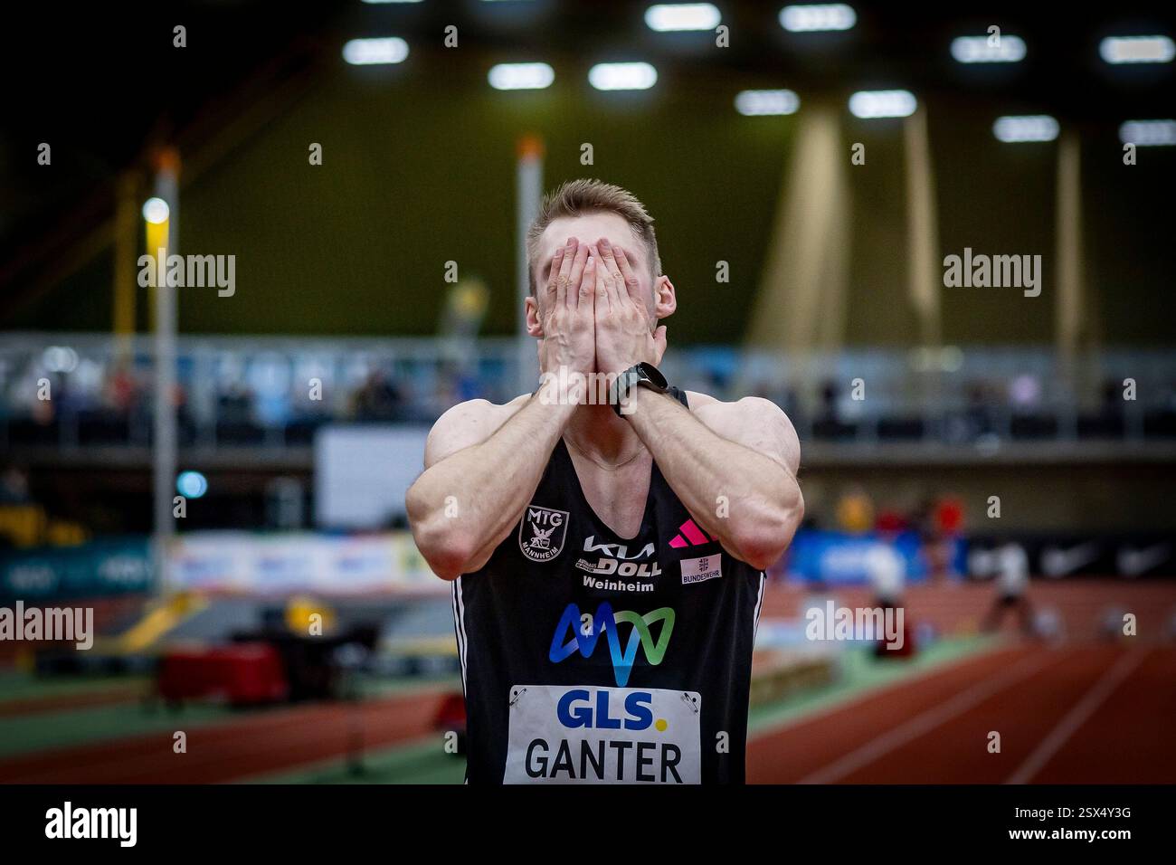 Dortmund, Deutschland. 22nd Feb, 2025. Robin Ganter (MTG Mannheim ...