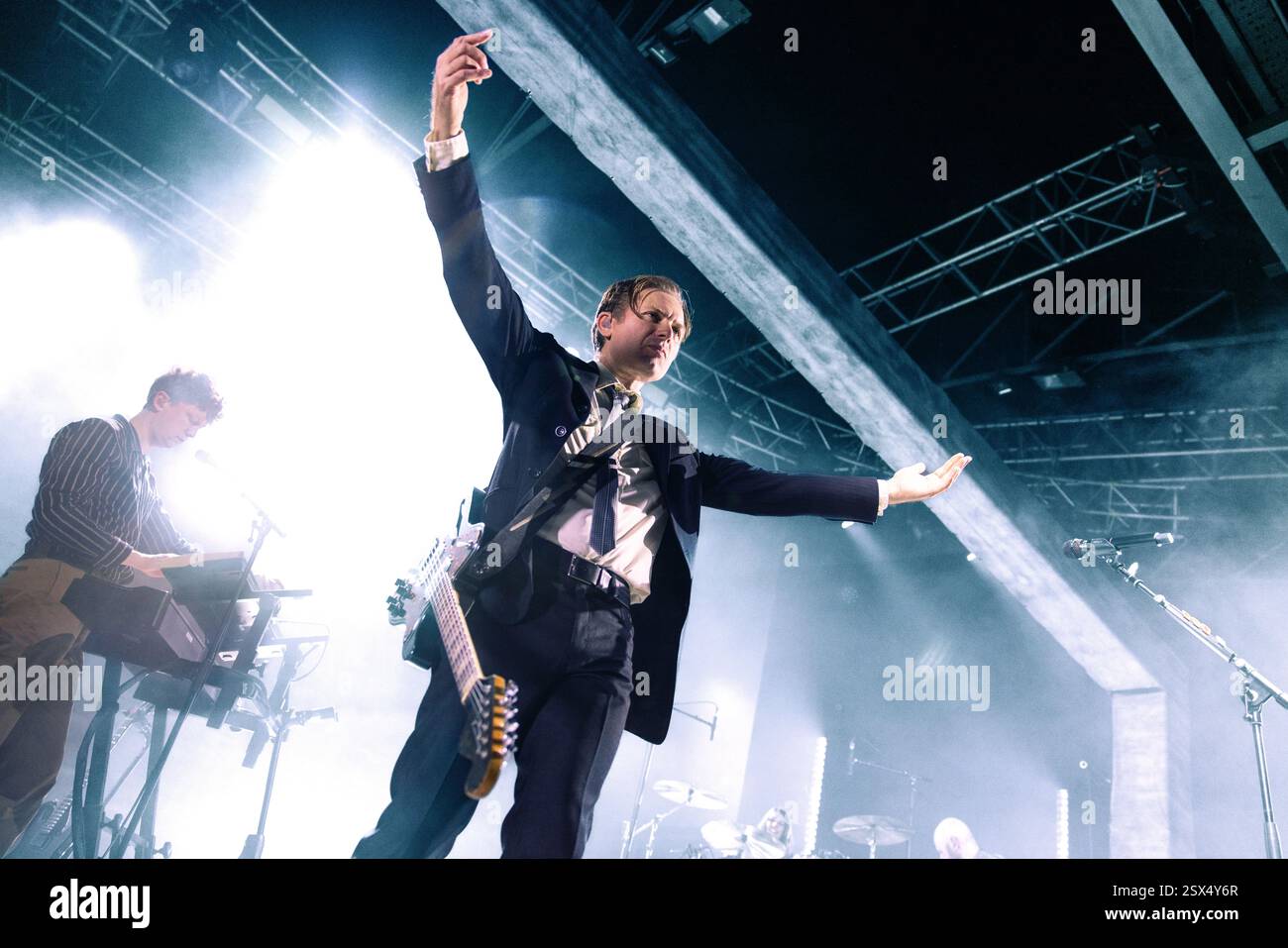 Milan, Italy. 20th Feb, 2025. Scottish Alt Rock Band Franz Ferdinand ...