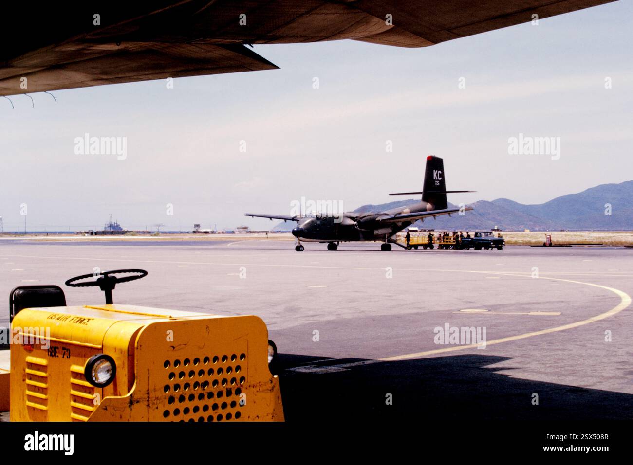 United States Air Force CV-2 Caribou in Tan Son Nhut AFB, Vietnam, 1970 ...