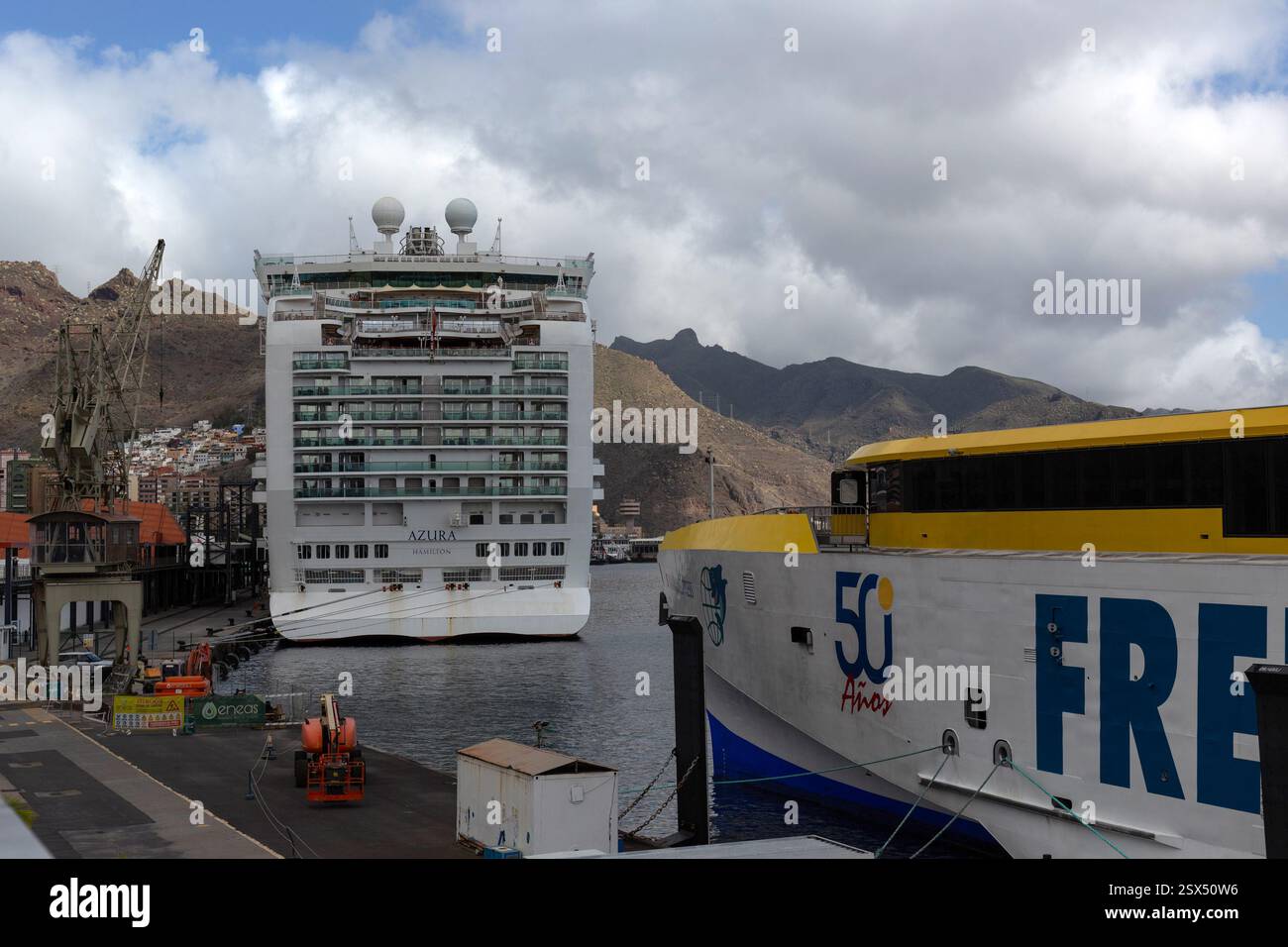SANTA CRUZ DE TENERIFE, CANARY ISLANDS - FEBRUARY 01, 2025: View of P O ...