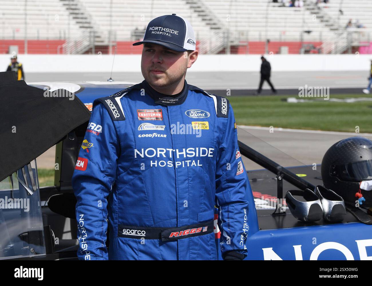 ATLANTA, GA - FEBRUARY 22: Layne Riggs (#34 Front Row Motorsports ...