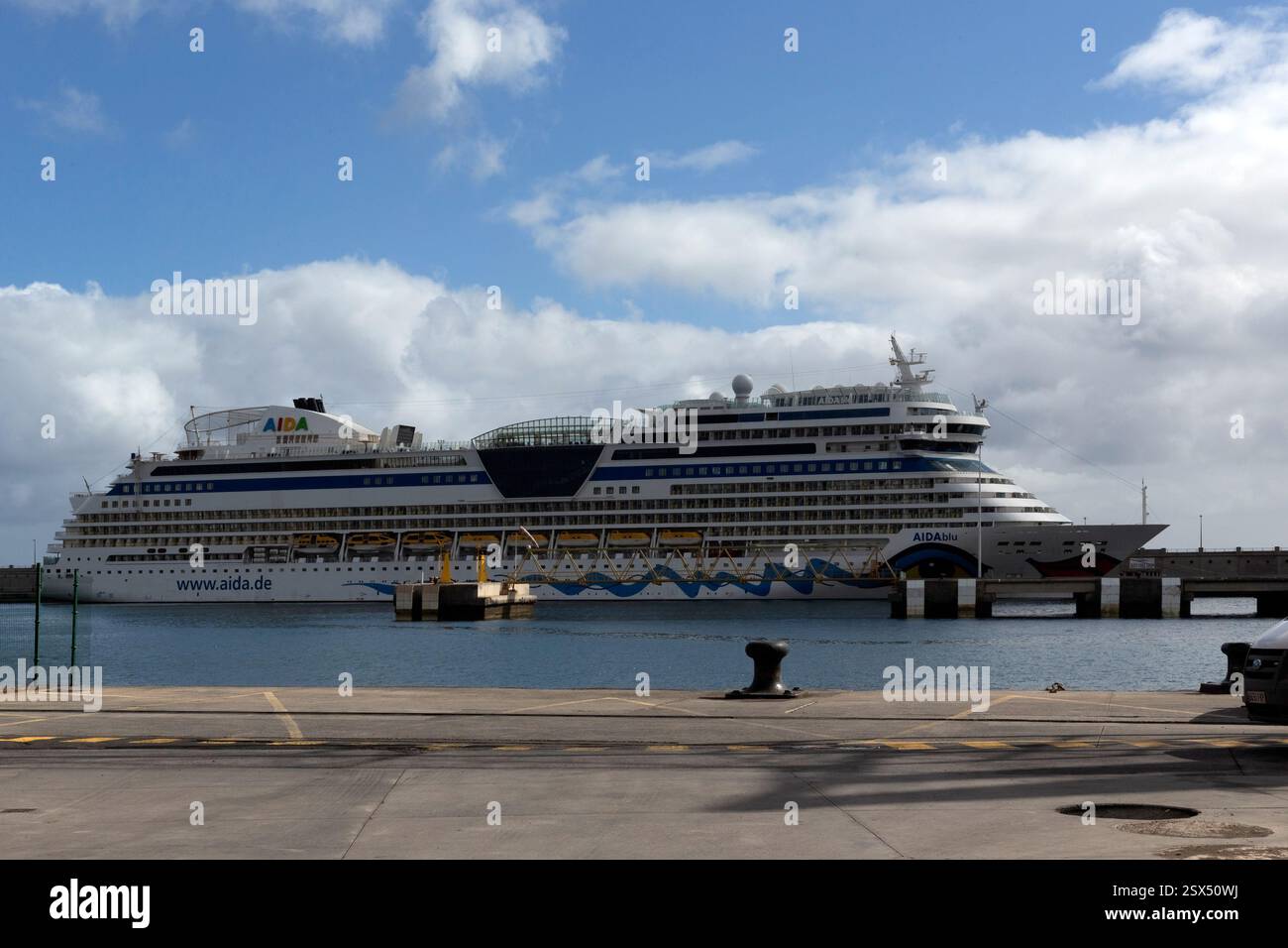 SANTA CRUZ DE TENERIFE, CANARY ISLANDS - FEBRUARY 01, 2025: Cruise ship ...