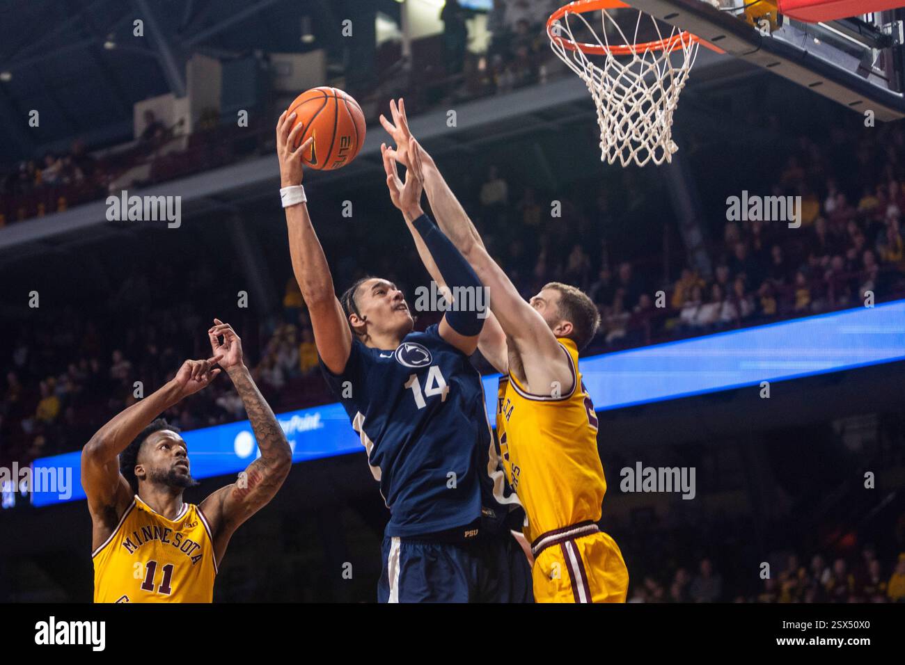 February 22, 2025, Minneapolis, Minnesota, United States: Penn State ...