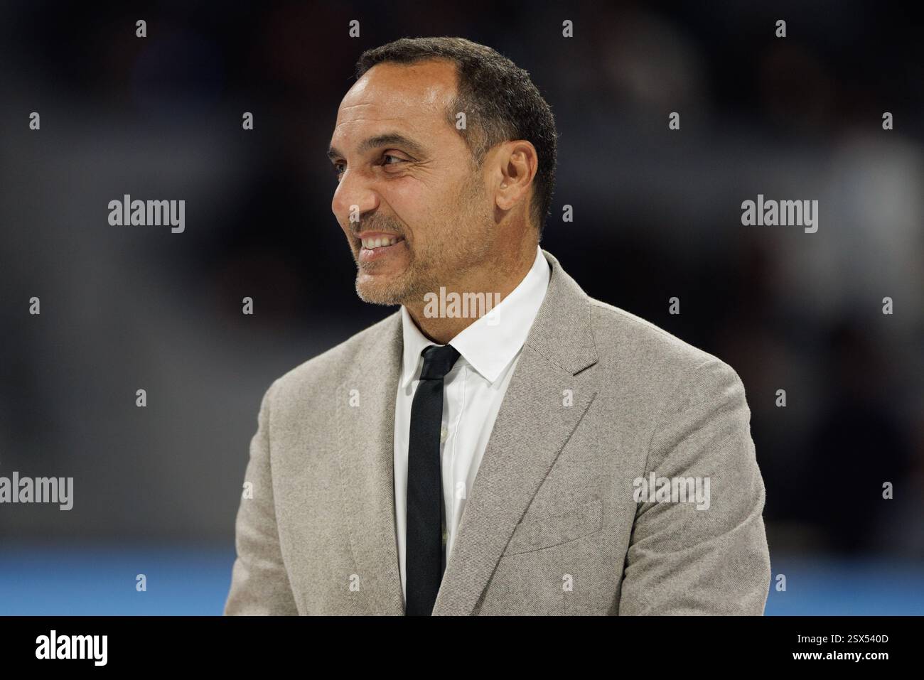 Doha, Qatar. 22nd Feb, 2025. Karim Alami, director of the tournament ...