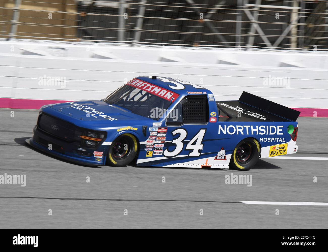 ATLANTA, GA - FEBRUARY 22: Layne Riggs (#34 Front Row Motorsports ...