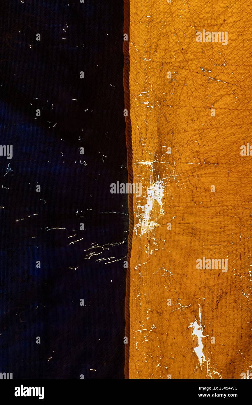 abstract background pattern of canvas tent. Colorful texture of old ...