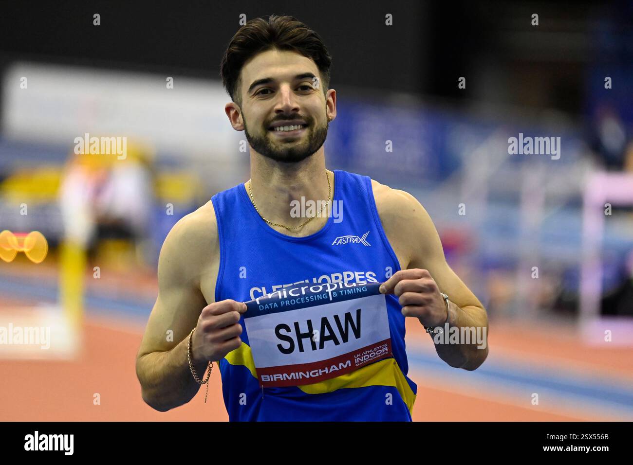 SHAW Zac (Sport class: T12) 7.07 sec during the Microplus, UK ...