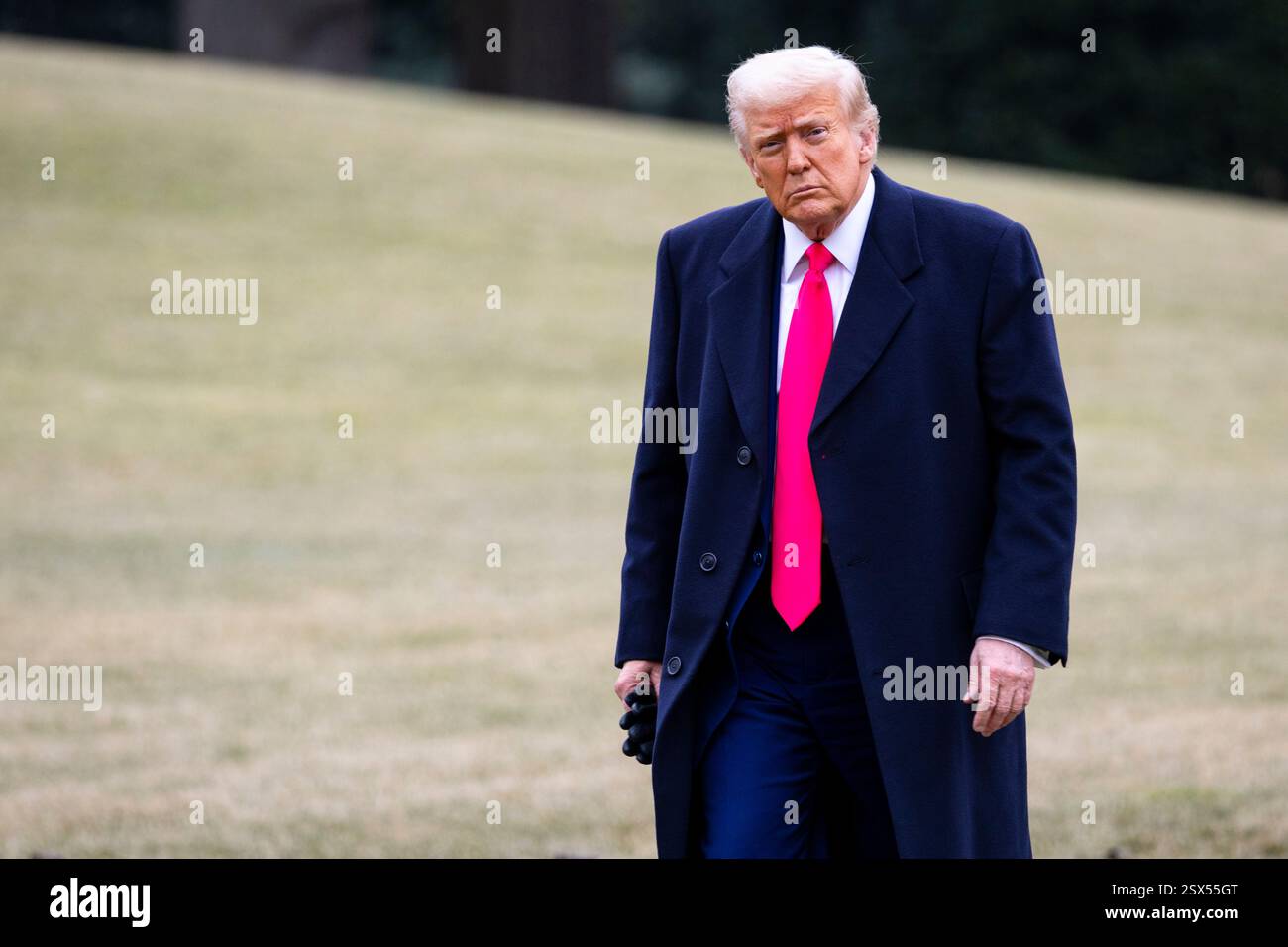 WASHINGTON – February 22, 2025: President Donald Trump arrives at the ...