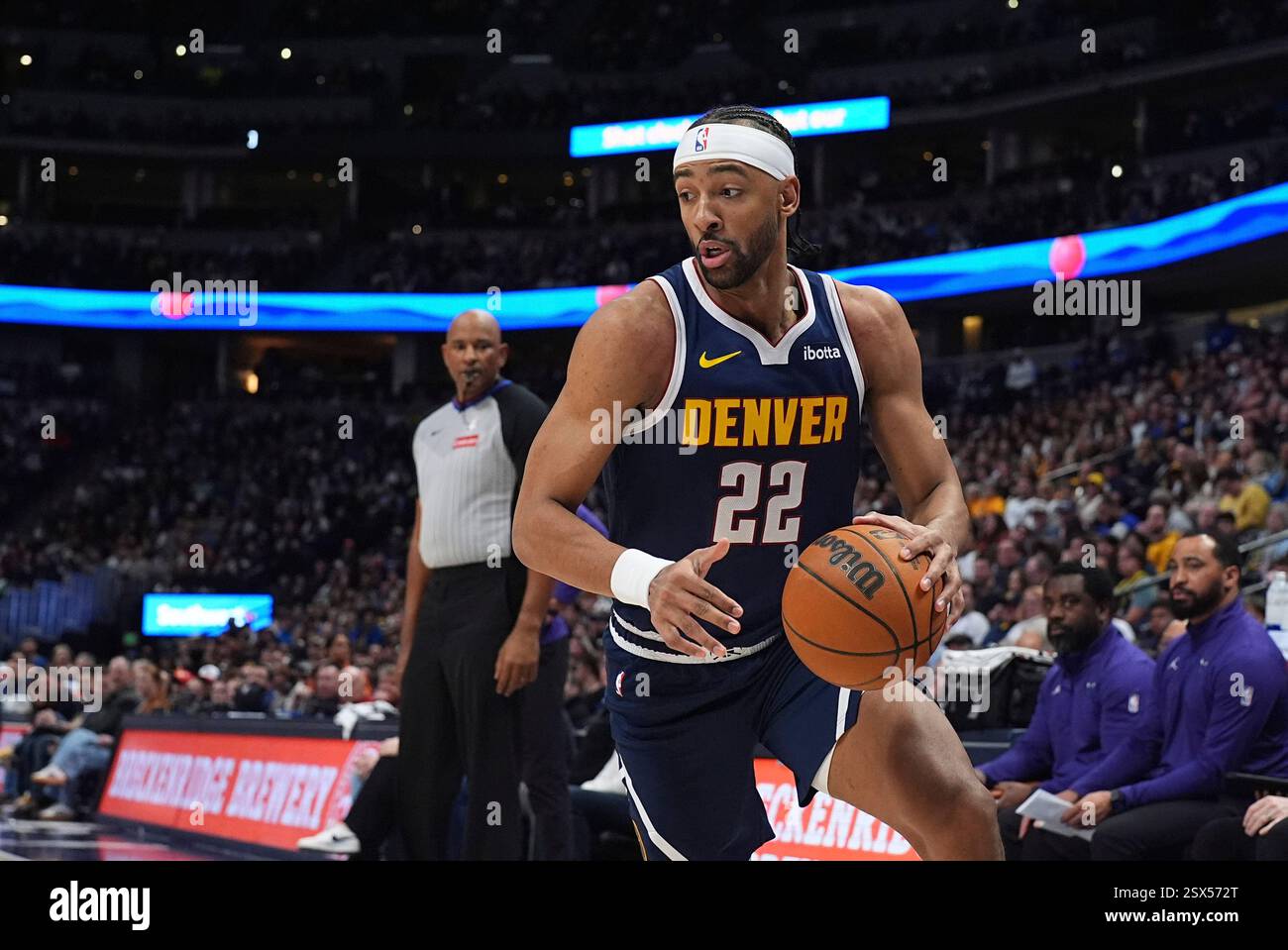 Denver Nuggets forward Zeke Nnaji (22) in the first half of an NBA ...